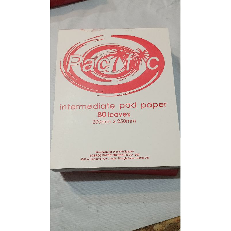 Intermediate Pad 80 leaves | Shopee Philippines