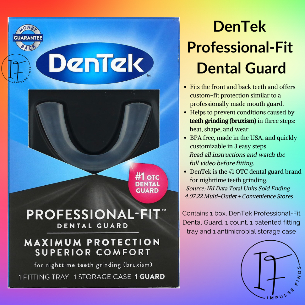 DenTek Professional-Fit Dental Guard for Nighttime Teeth Grinding with ...