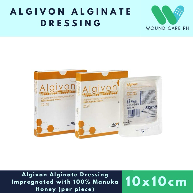 Algivon Alginate Dressing Impregnated with 100% Manuka Honey sold per ...