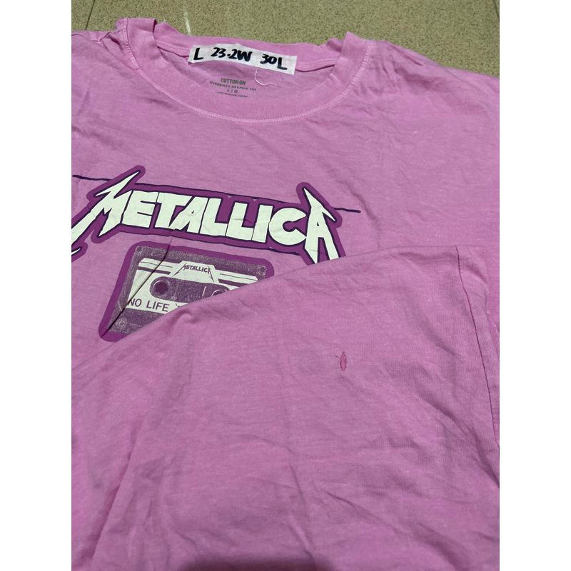 Metallica Pink (Cotton On) | Shopee Philippines
