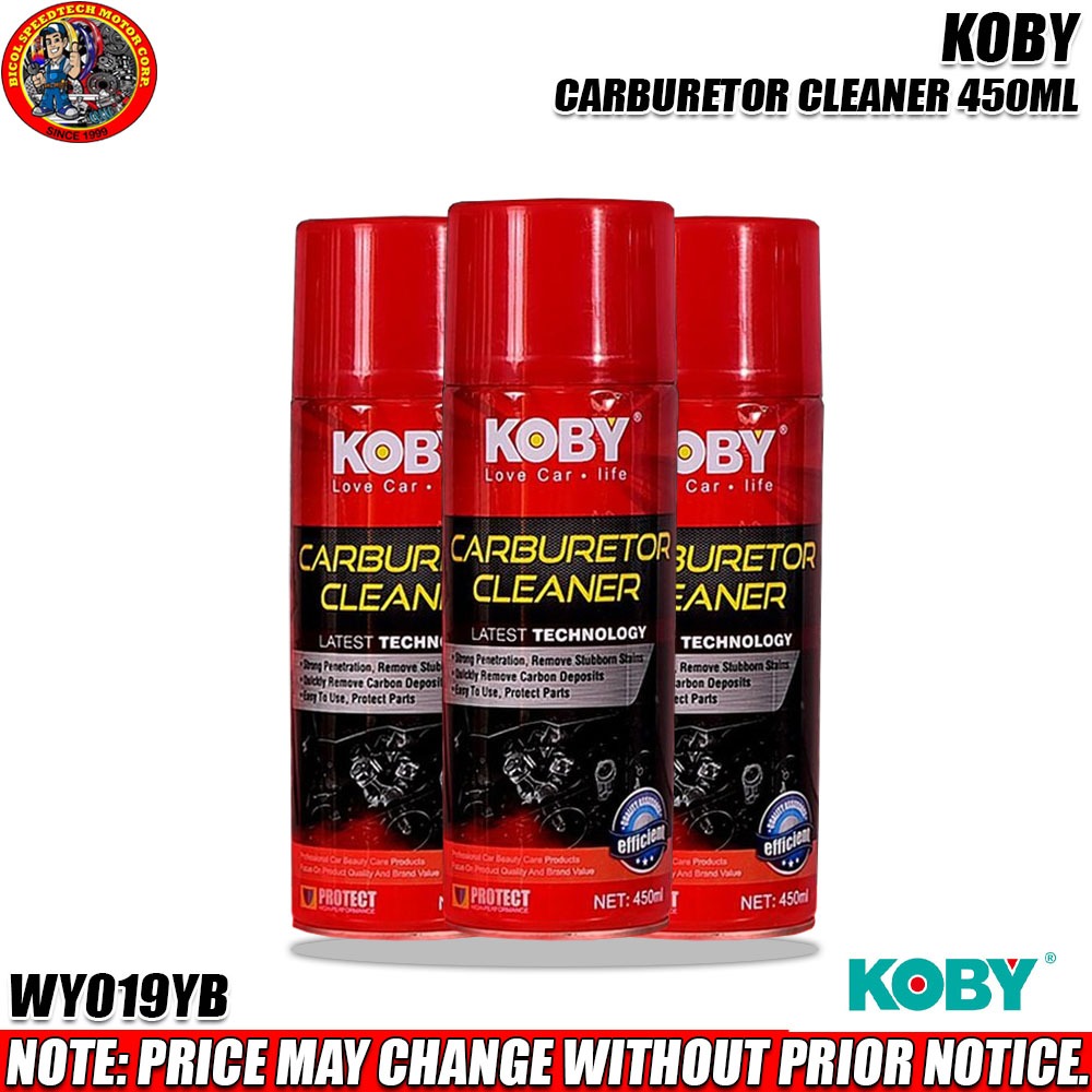 KOBY CARBURETOR CLEANER 450ML (WY019YB) | Shopee Philippines