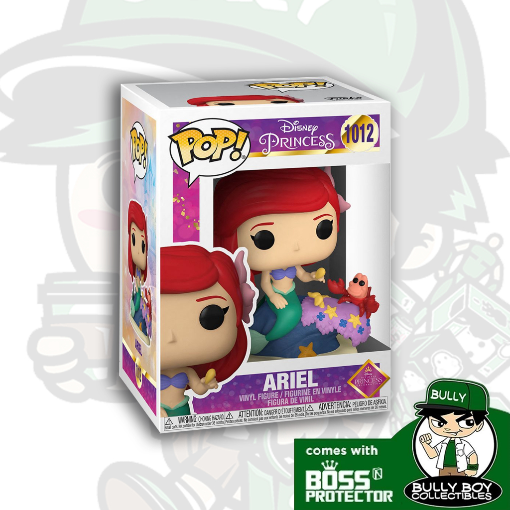 Funko POP! Disney: Ultimate Princess - Ariel 1012 With Boss Protector ...