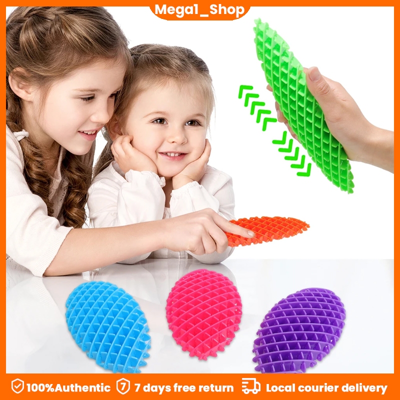 Fidget Worm Toy 3D Printed DIY Stretchable Elastic Mesh Puzzle Release ...