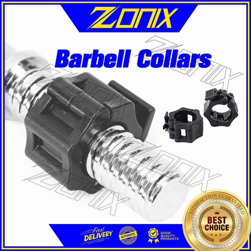 (Pair Set)Exercise Barbell Lock Olympic Standard Weight Bar Collars ...