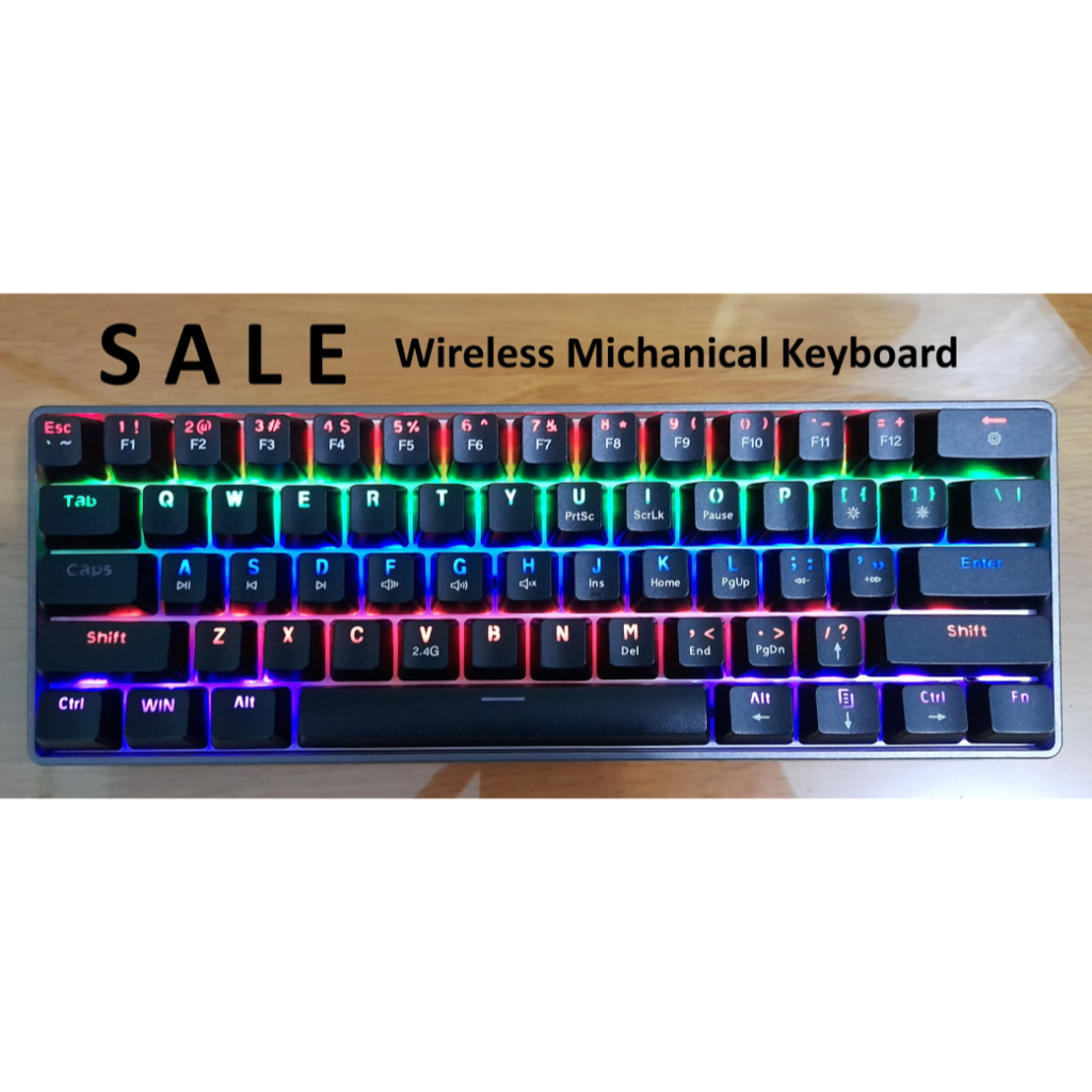 Wireless Gaming Michanical Keyboard | Shopee Philippines