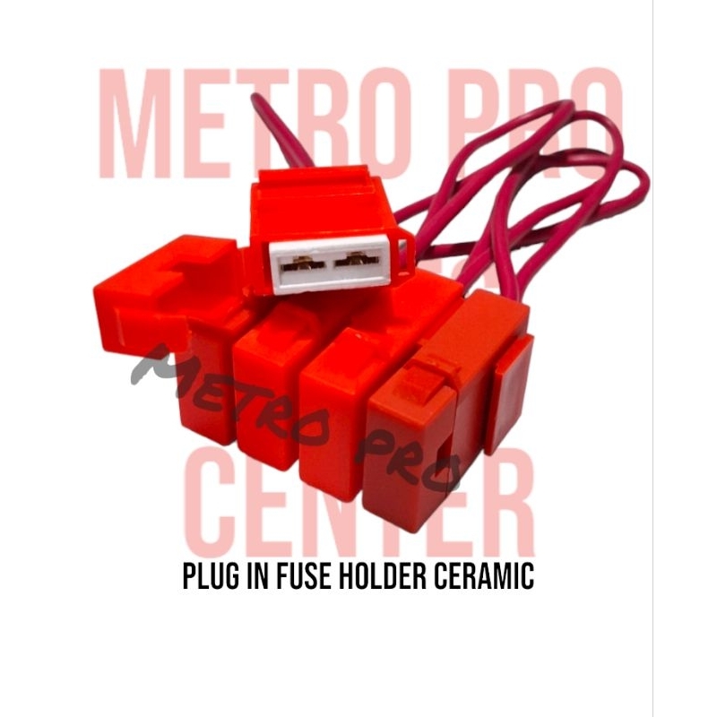 Fuse Holder Ceramic (Plug-in Fuse) Plug-in Type (10pcs per Pack ...