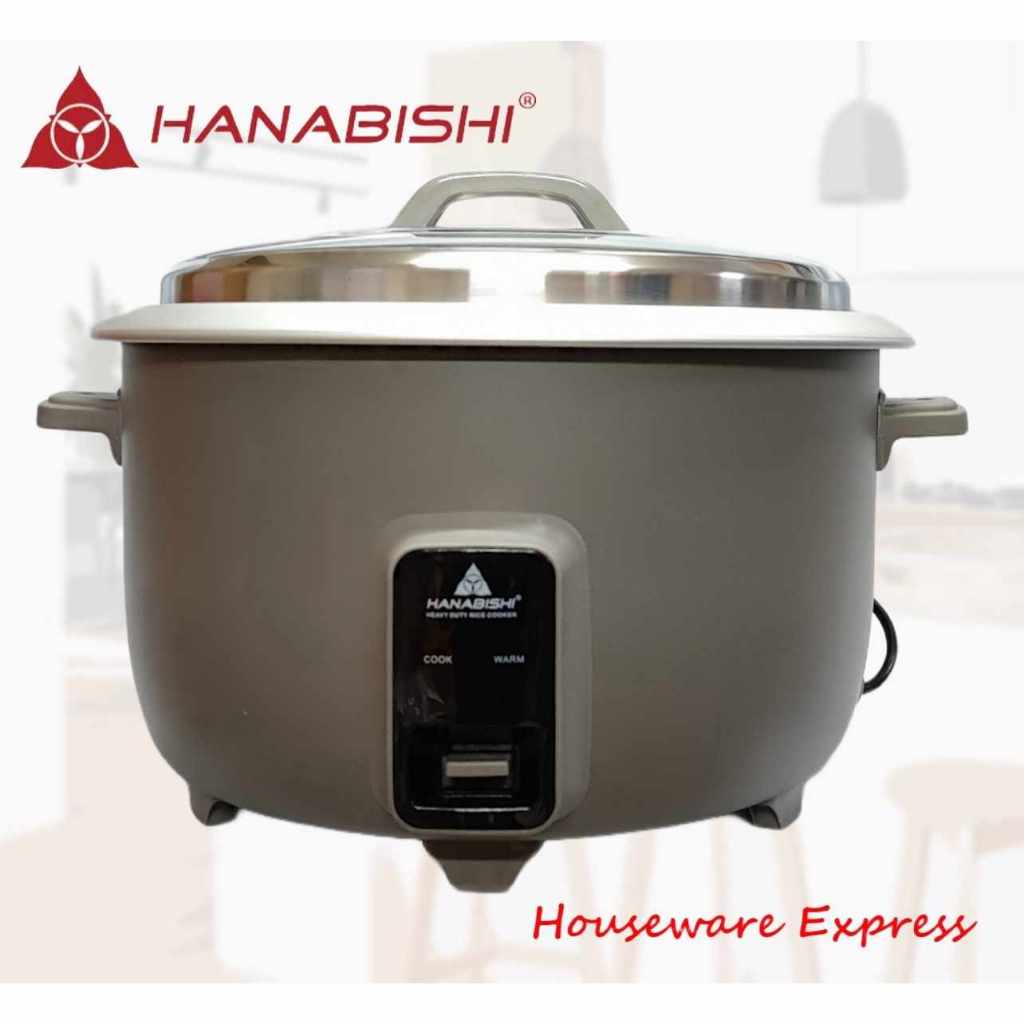 Hanabishi Rice Cooker Heavy Duty HHRC-100HDRC 10L/HHRC-560HDRC 5.6L ...
