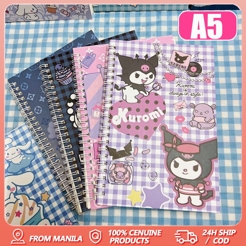Sanrio Student A5 Notebook Cinnamon 60 Sheets 120 Pages Coil Notebook ...