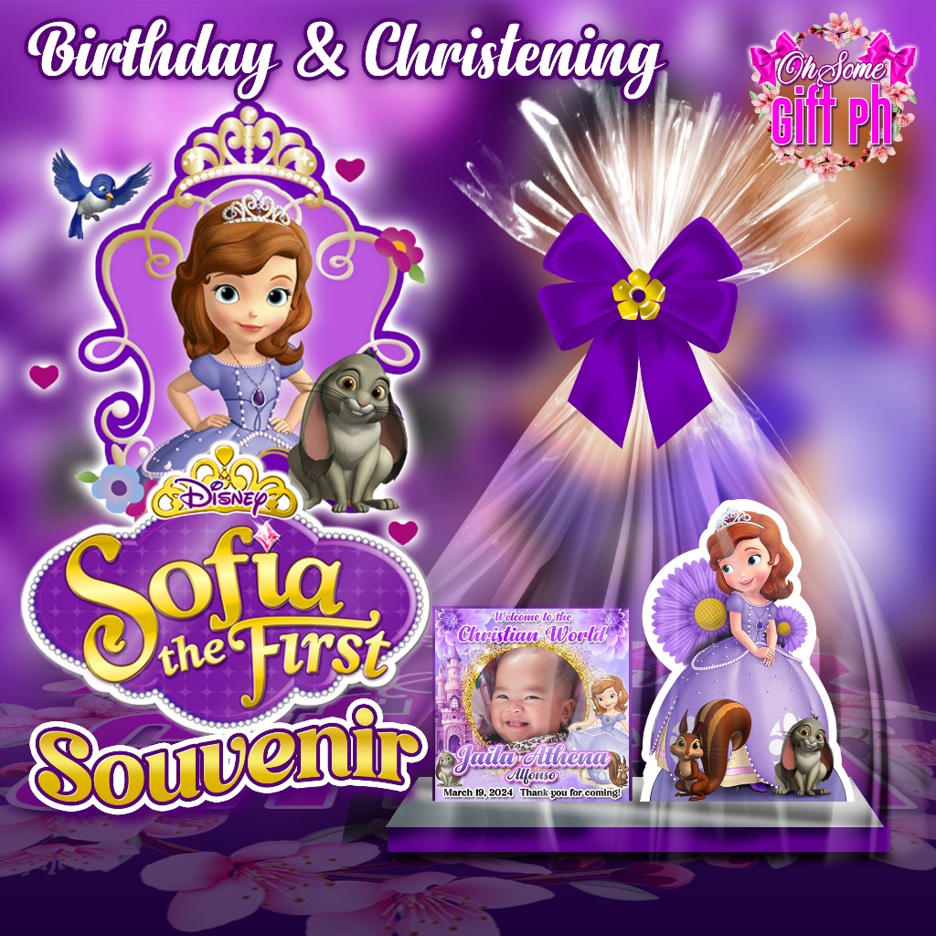 Sofia the first Souvenir for Birthday & Christening | Shopee Philippines