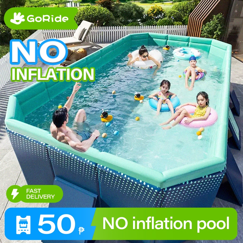 Swimming pool big Swimming Pool Family SizeThickened Outdoor Baby Adult ...