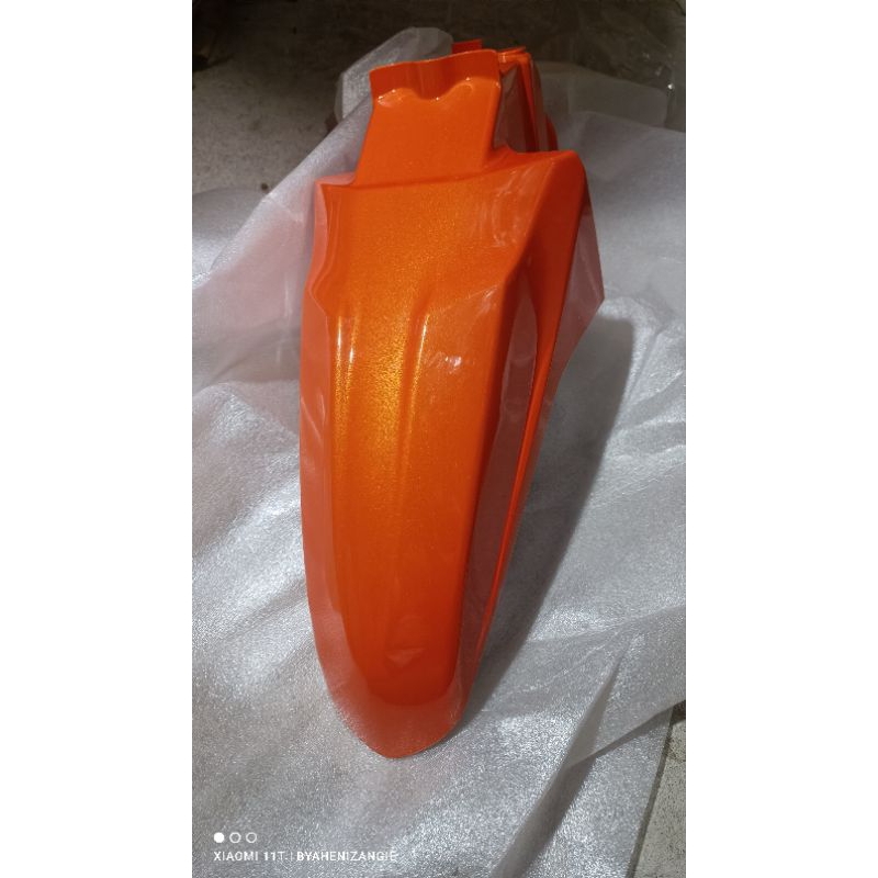 MIO MXI 125 FRONT FENDER GLOSSY ORANGE ORIGINAL | Shopee Philippines