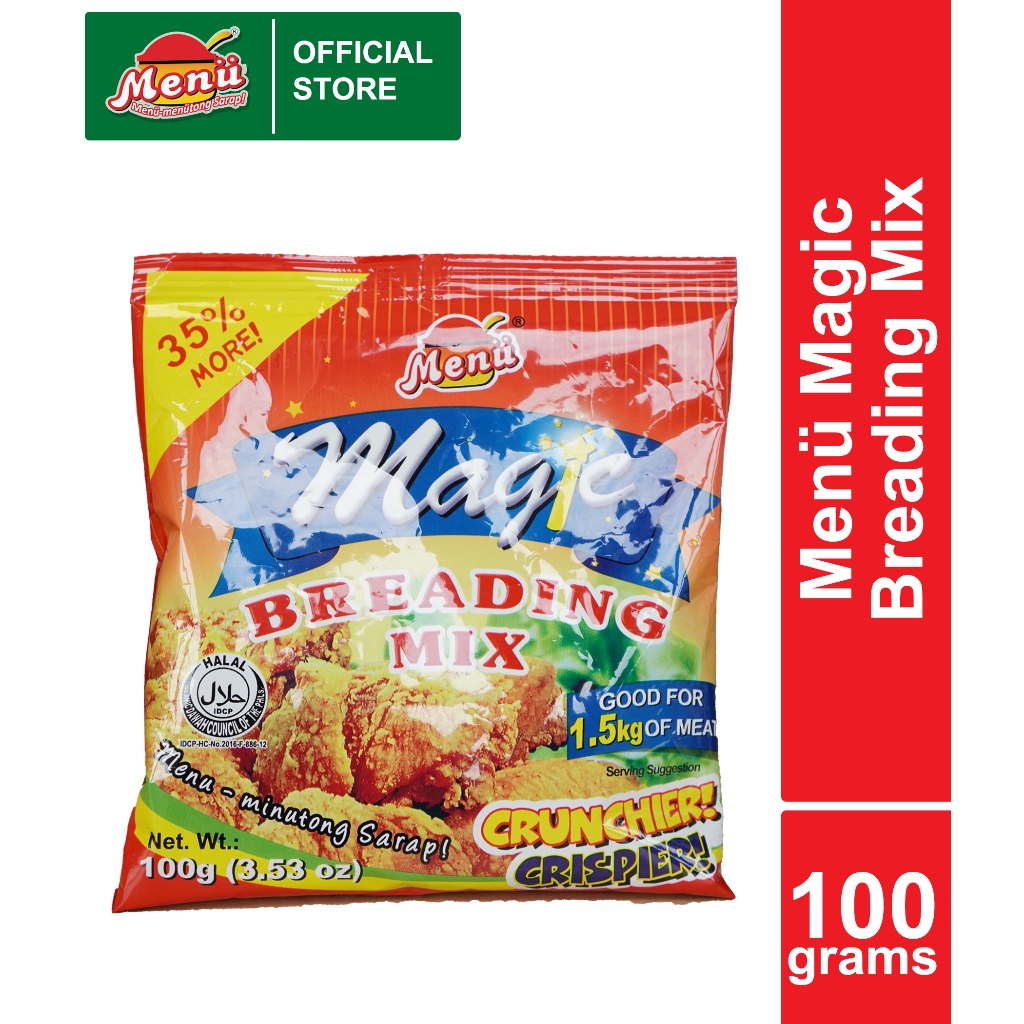 Menu Magic Breading Mix 100g x 6 packs | Shopee Philippines
