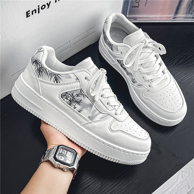 【ES】Spring Sneakers for Men Korean Versatile Casual Shoes Low-cut ...