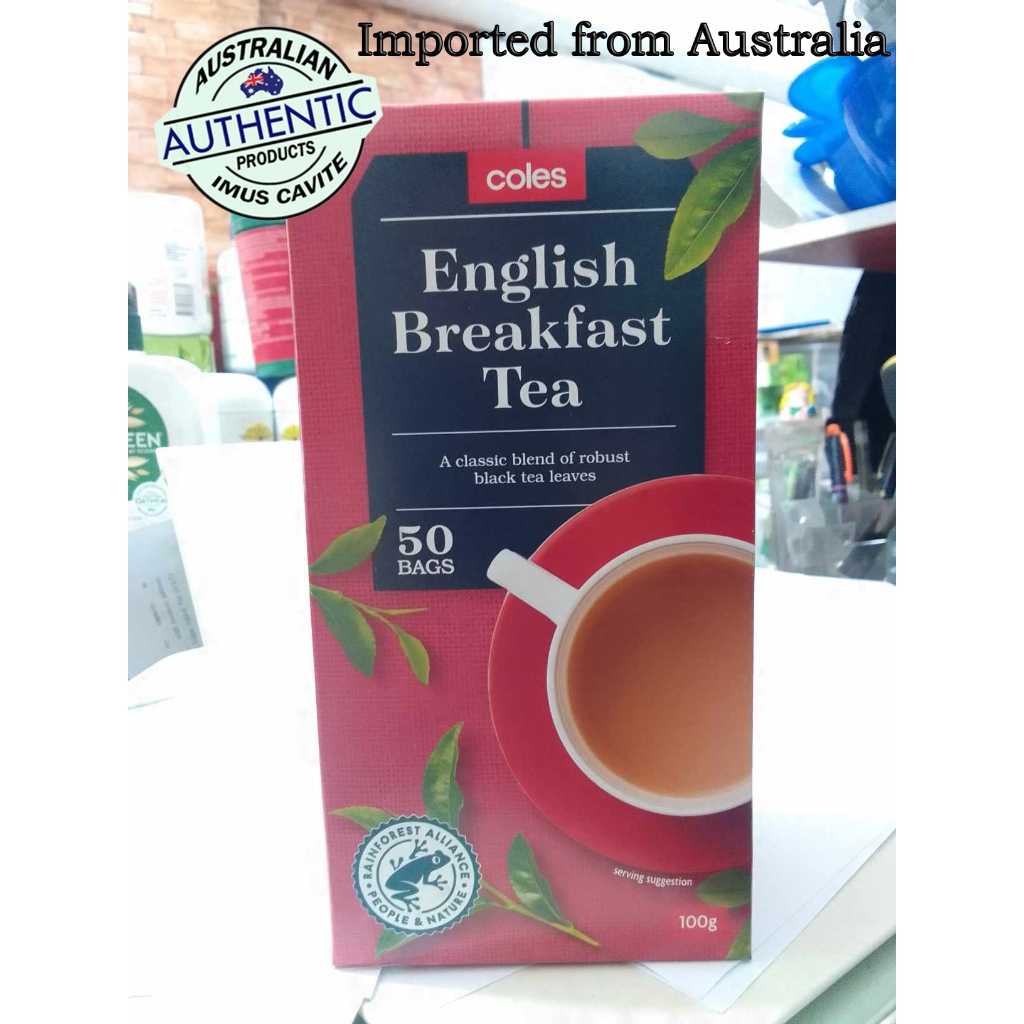 Coles English Breakfast Tea 50 Teabags | Shopee Philippines