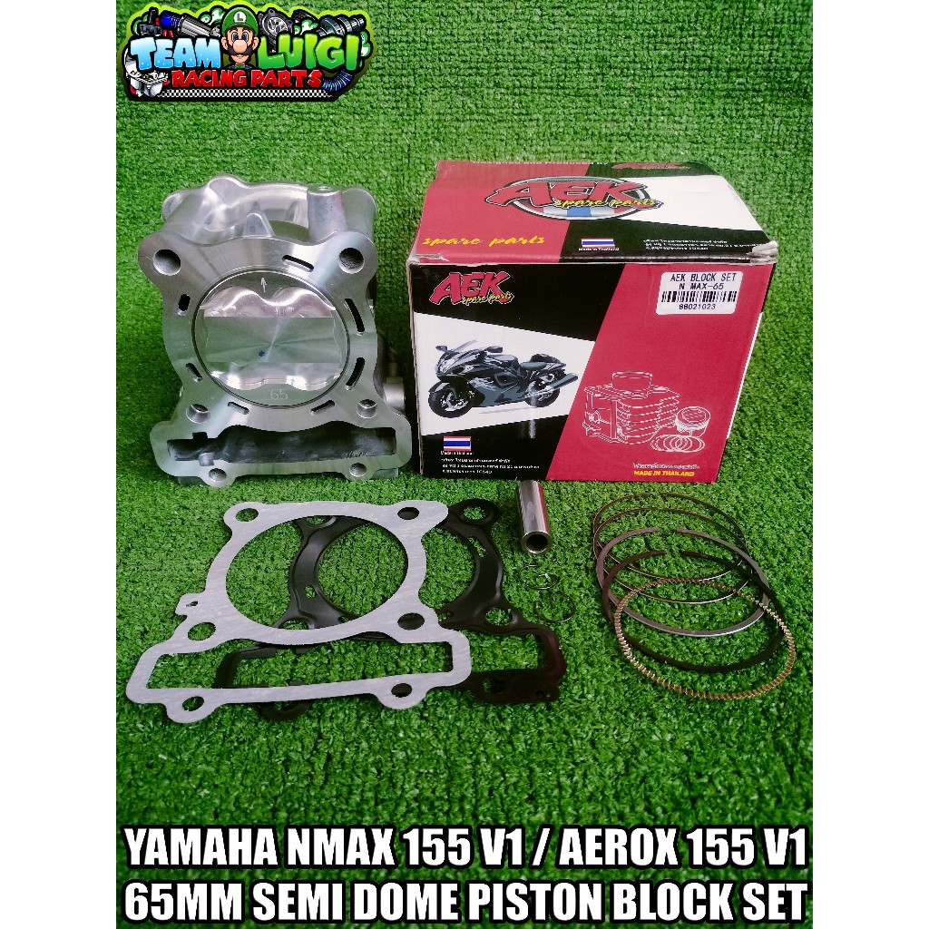 AEK YAMAHA NMAX 155 V1 65MM SEMI DOME CYLINDER BLOCK SET | Shopee ...