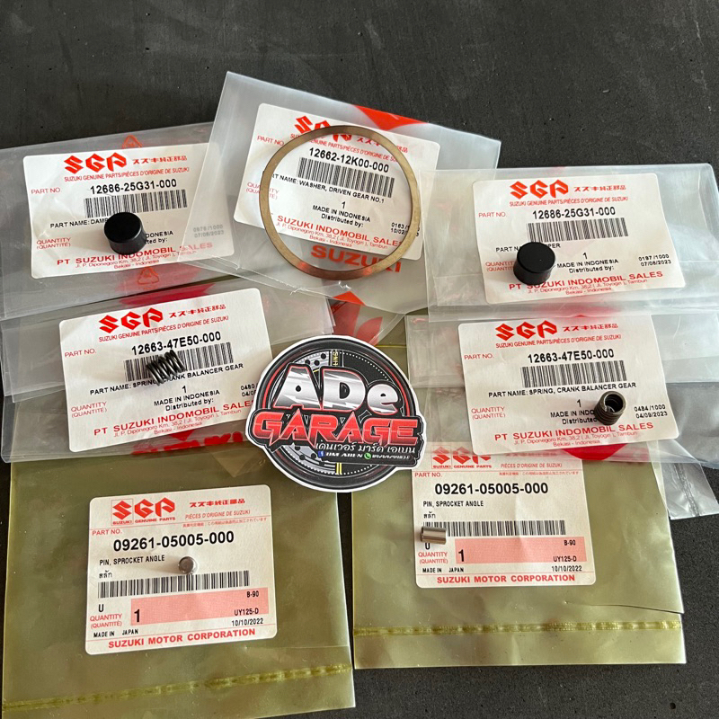 SGP Raider 150 Fi Balancer Damper , Spring , Washer , Pin Set (Suzuki ...