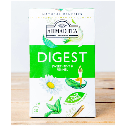 AHMAD TEA NATURAL BENEFITS DIGEST HE ALU 20 teabags | Shopee Philippines