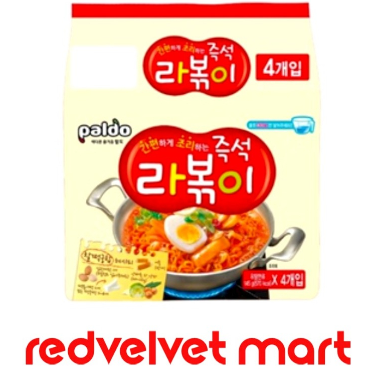 PALDO INSTANT RABOKKI RAMEN NOODLE 145G 1PACK*4PCS ( RABOKKI RAMEN ...
