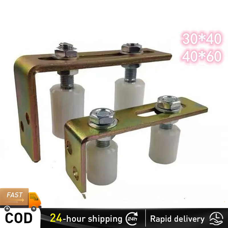 nylon guide wheel sliding gate top guide nylon rollers with L bracket ...