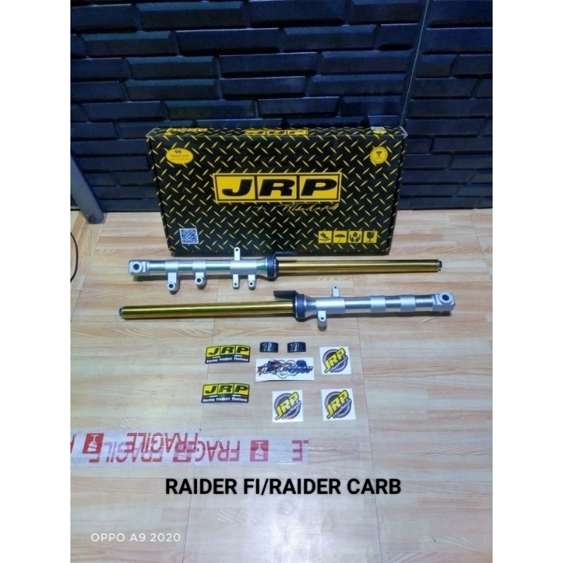 ORIG JRP LIGHTEN FRONT SHOCK ASSY "GOLD SERIES" FOR RAIDER/NMAX/AEROX/CLICK/MIO/SNIPER/THAILAND ...