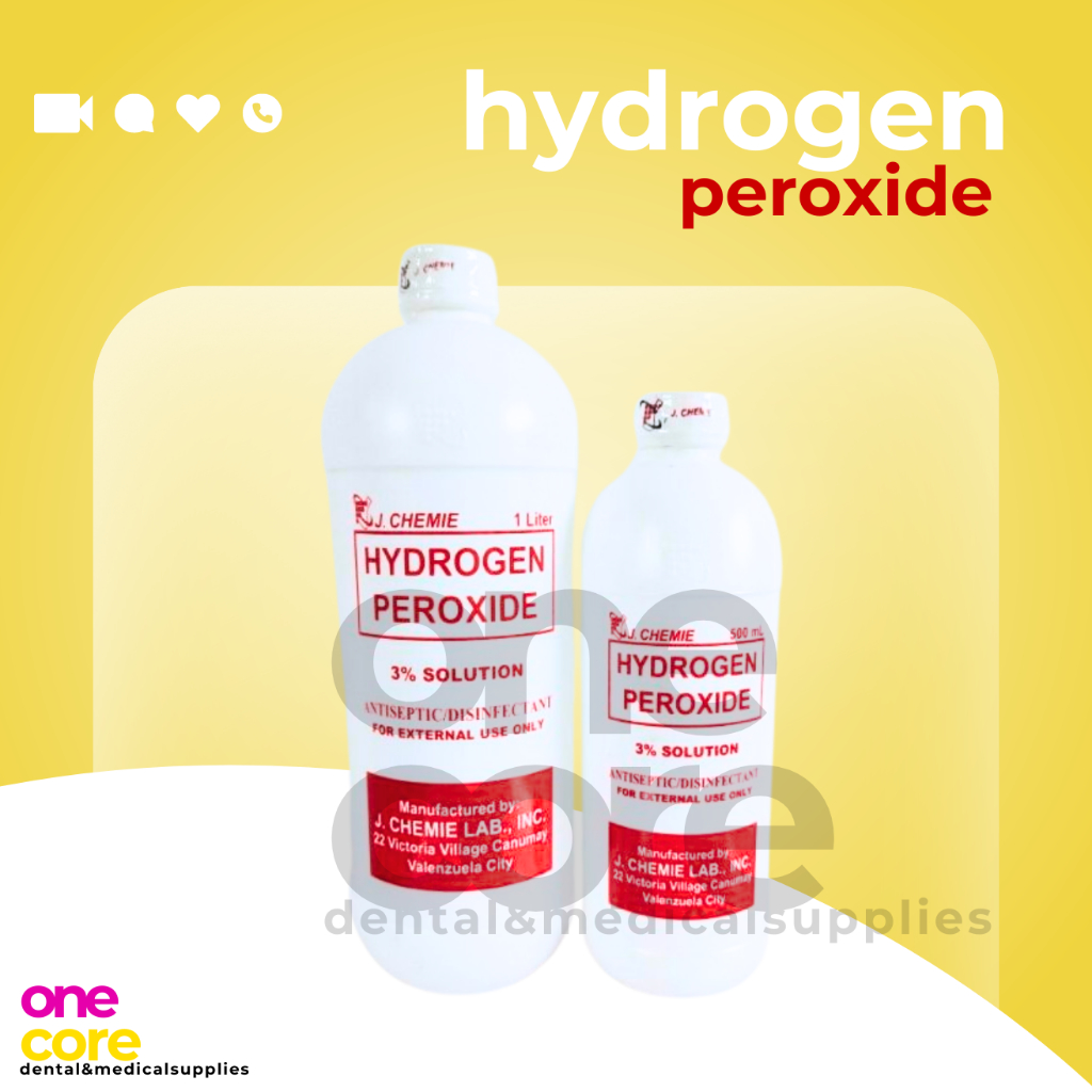 J. Chemie Hydrogen Peroxide 3% Solution Disinfectant (All sizes ...