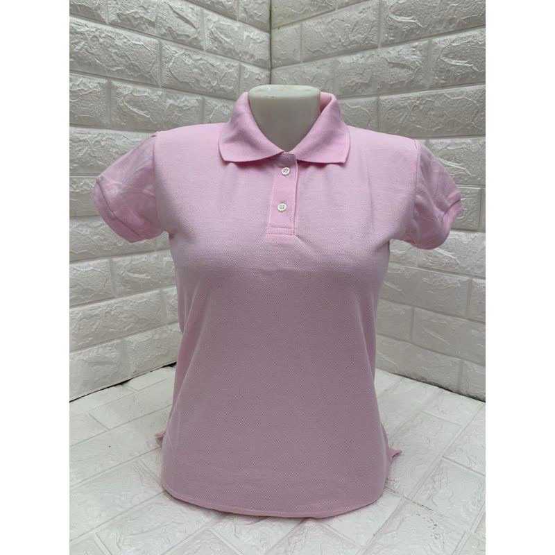 Ladies' Classic Honeycomb Plain Polo Shirt with Side Slit (fits only up ...