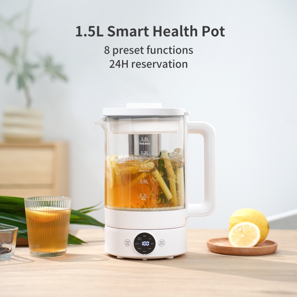 Simplus Health Pot Electric Water Kettle 1.5L (Portable Multi Cooker ...