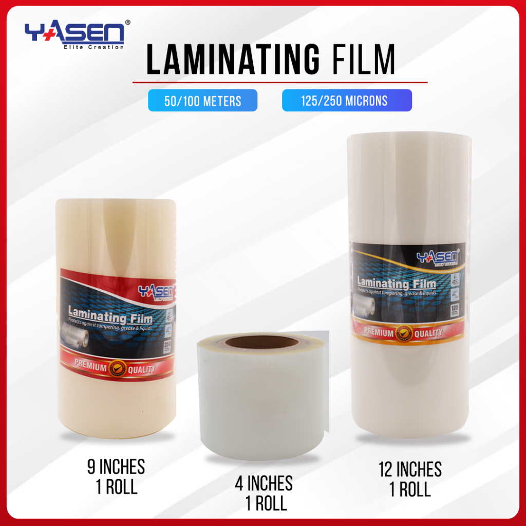 Yasen Laminating Film Roll 9 inches | 12 inches | 4 inches Hot ...