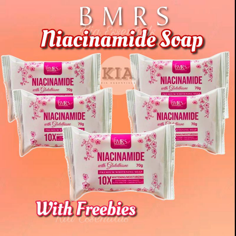 Niacinamide Soap BMRS for whitening and Glowing skin | Shopee Philippines