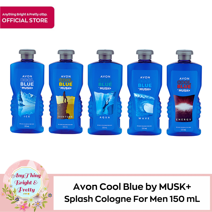 Avon Cool Blue by Musk+ Splash Cologne for Men 150 mL | Shopee Philippines