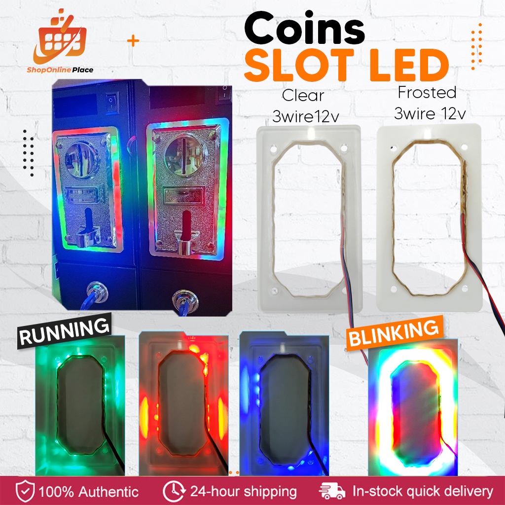Coin Slot Led Light for Universal Coinslot Strobe Light Coinslot Led ...