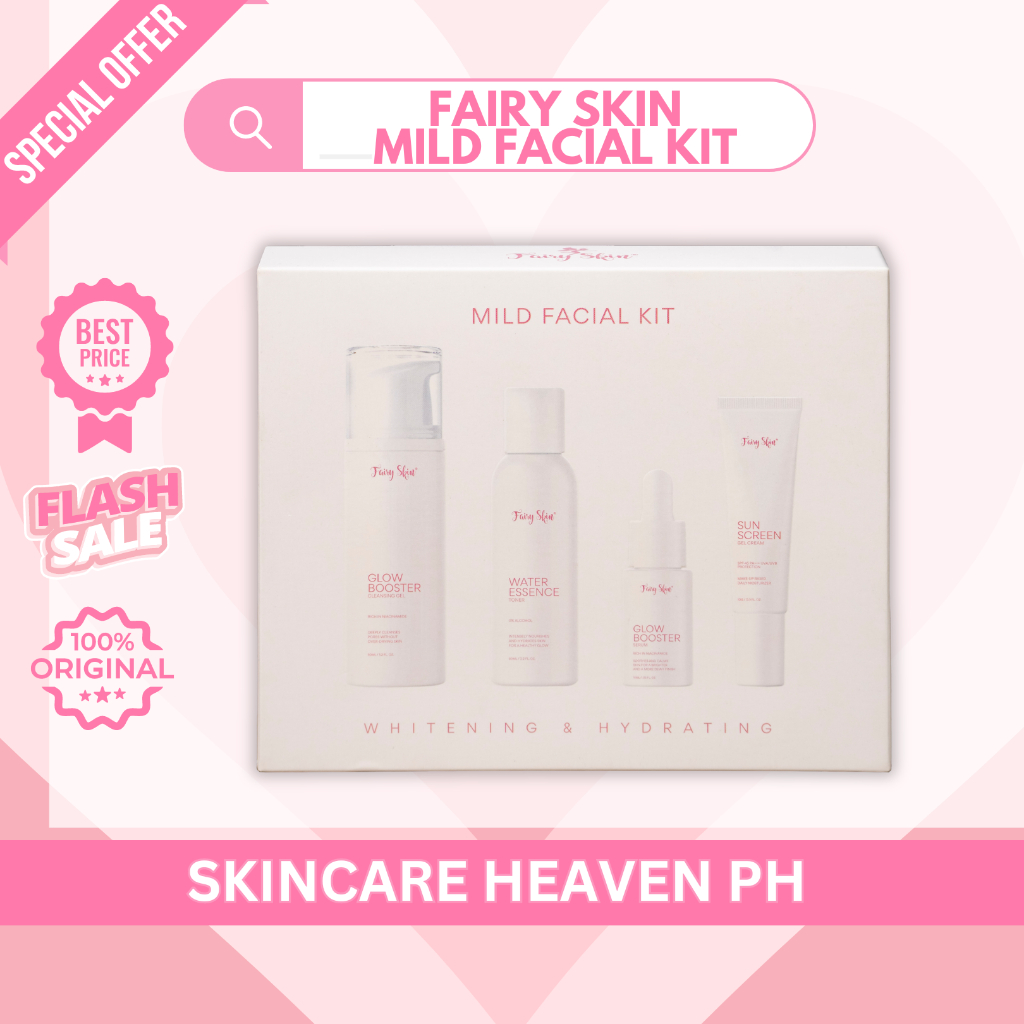 Fairy Skin Mild Facial Kit Whitening Maintainance Mildkit Set | Shopee ...