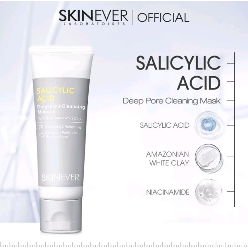 Skin ever Salicylic Acid Deep pore Cleansing Masque | Shopee Philippines