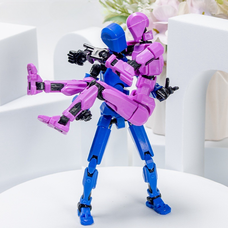 3D Printed Toys Action Figure Movable Joints Multi Jointed Movable ...