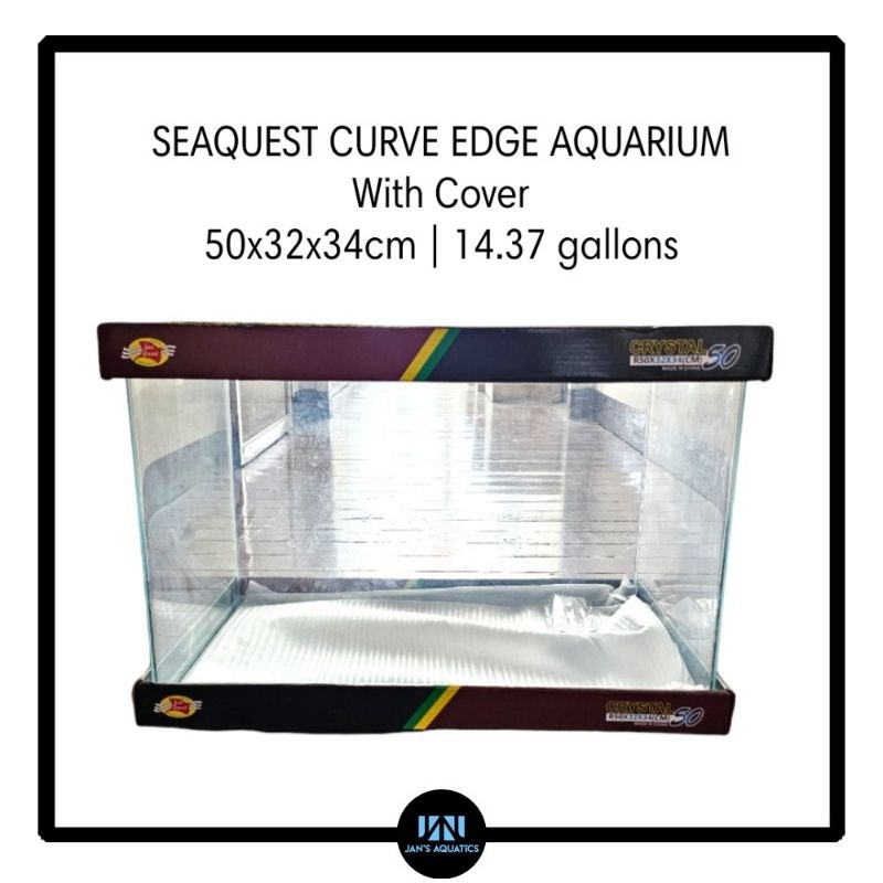 [MM Buyers only] Seaquest Curve Edge curved Aquarium Glass Fish Tank ...