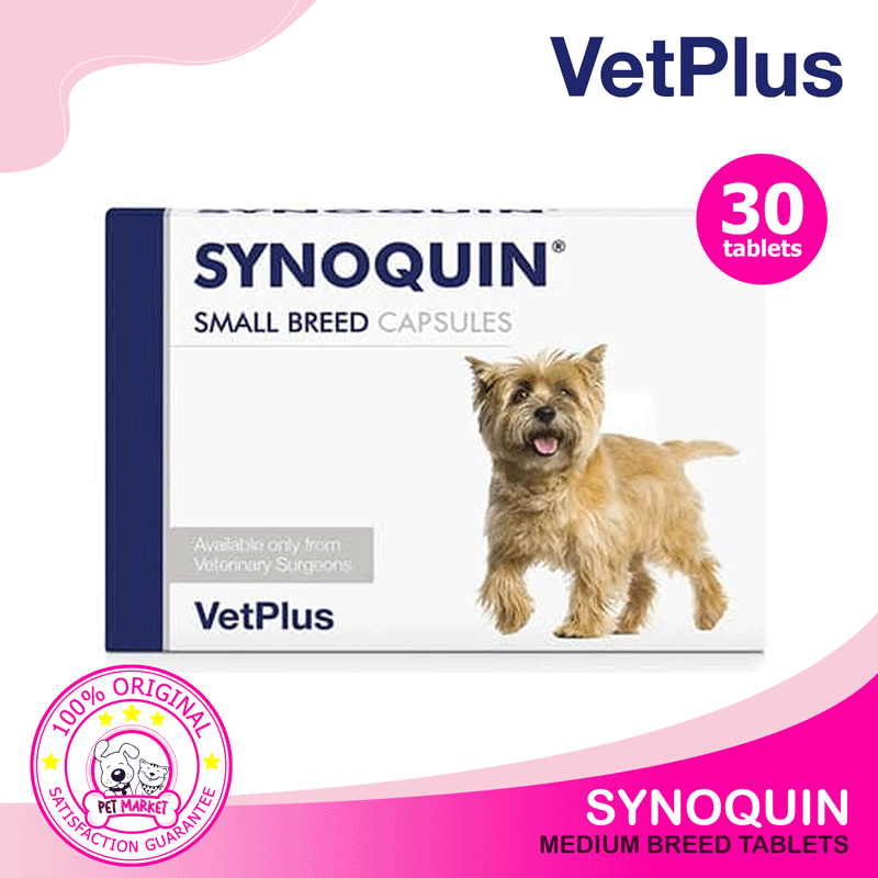 VETPLUS SYNOQUIN SMALL BREED 30 TABLETS FOR DOG | Shopee Philippines