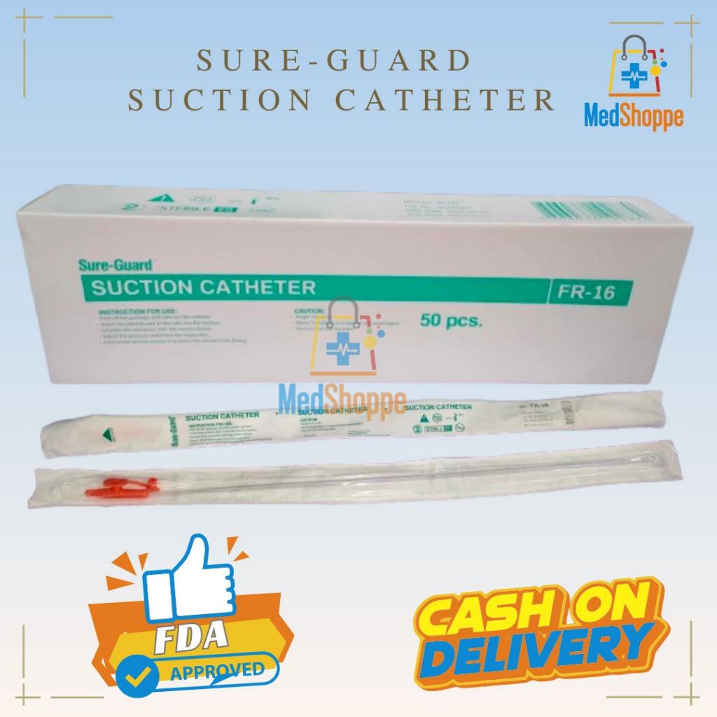 SUCTION CATHETER SURE-GUARD (sold per piece) | Shopee Philippines