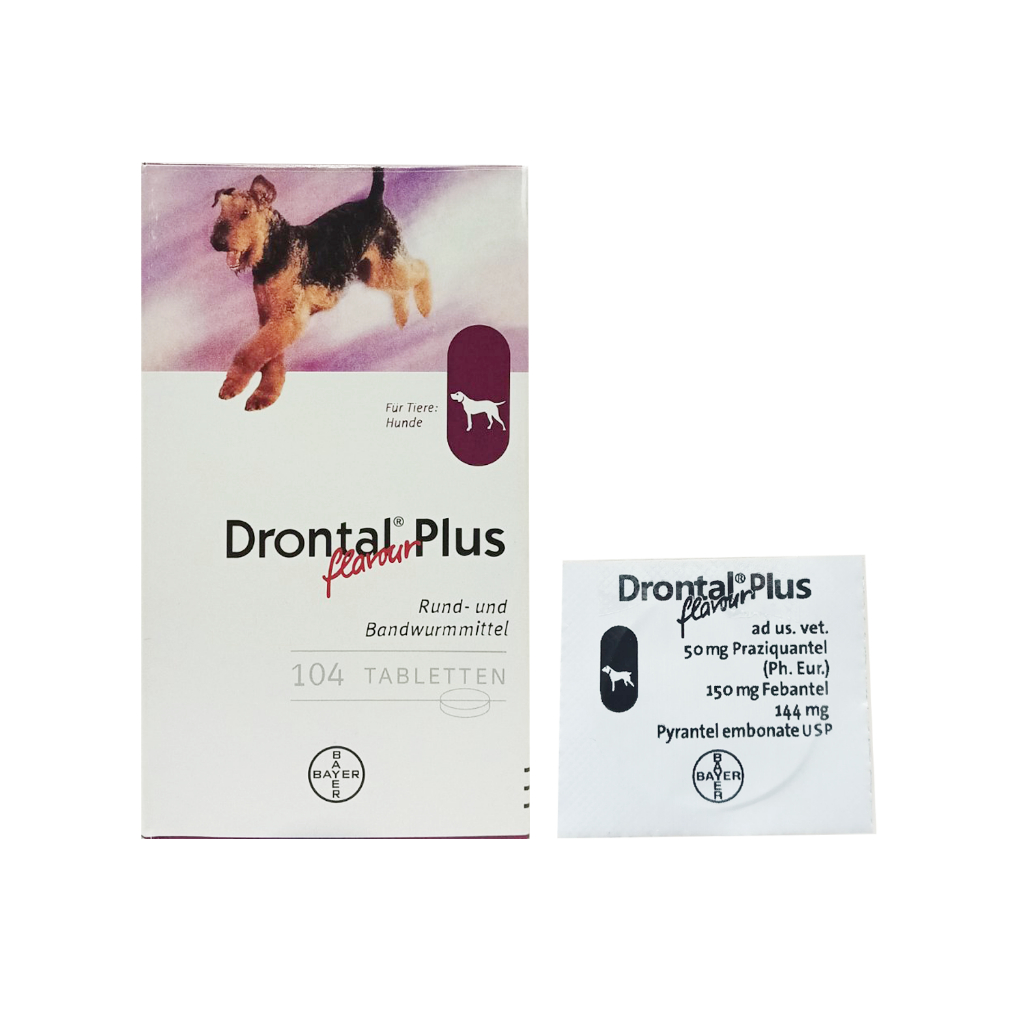 Drontal Plus Dewormer for Dogs (1 TABLET ONLY) - NO STICKER | Shopee ...