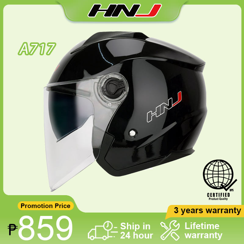 HNJ A717 half face helmet for woman classic helmet half face helmet ...