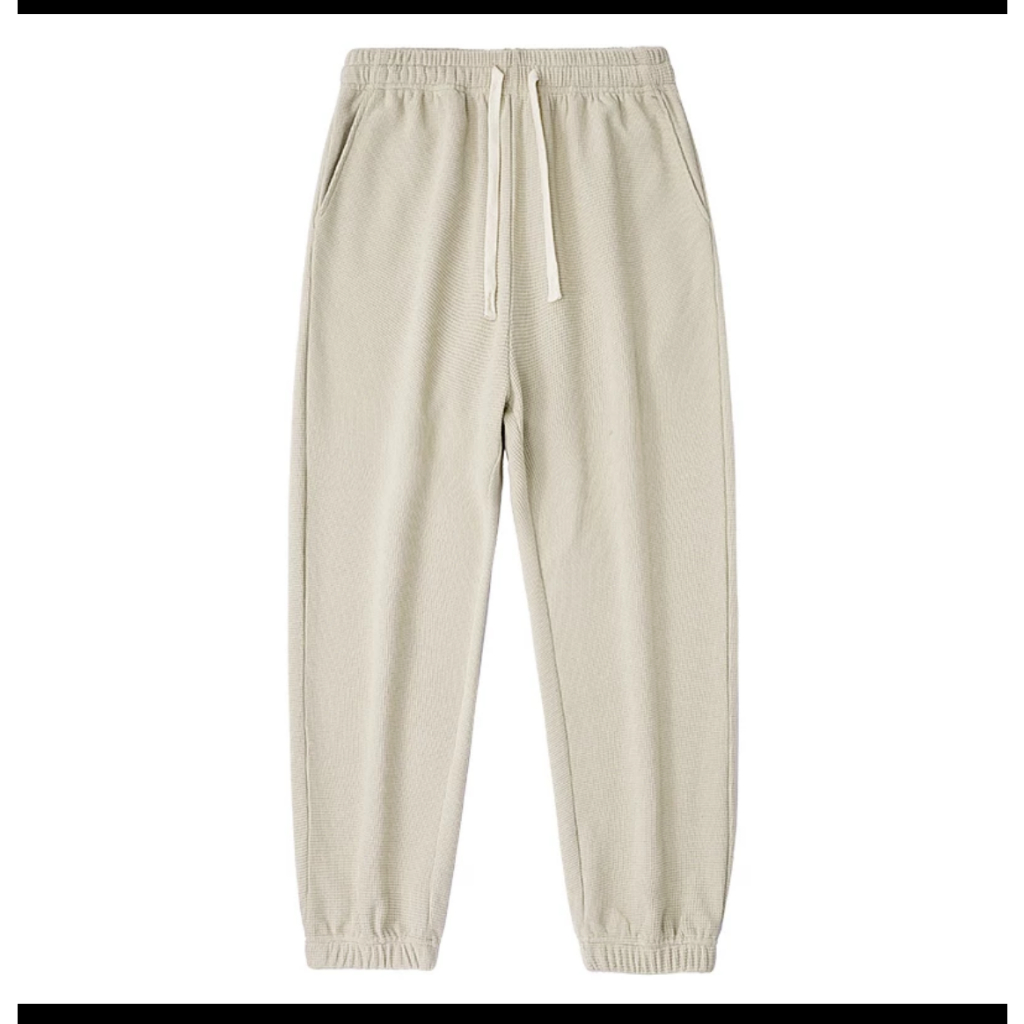 Cod fashion waffle jogger pants unisex | Shopee Philippines