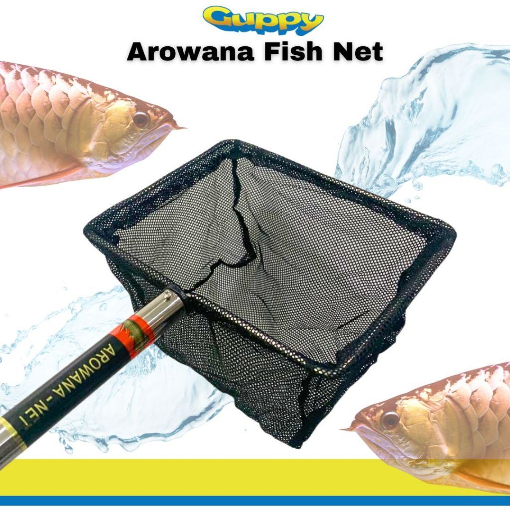 Arowana Fish Net Aquarium Tank Scoop Fishnet Arowana Net | Shopee ...