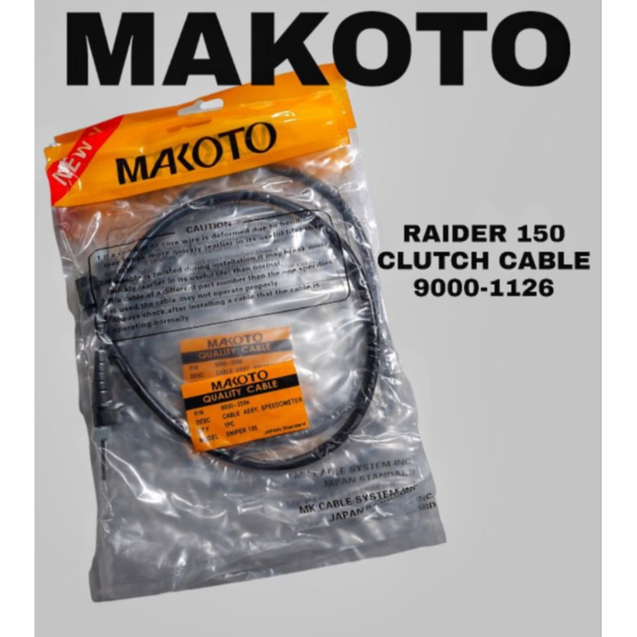 MAKOTO CLUTCH CABLE RAIDER 150 9000-1126 | Shopee Philippines
