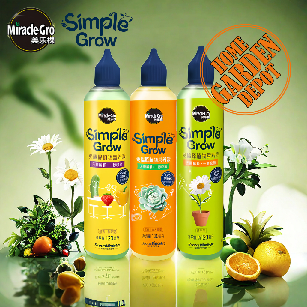 Miracle-Gro Simple Grow Nutrient Solution 120ml Succulents Fruits | Shopee Philippines