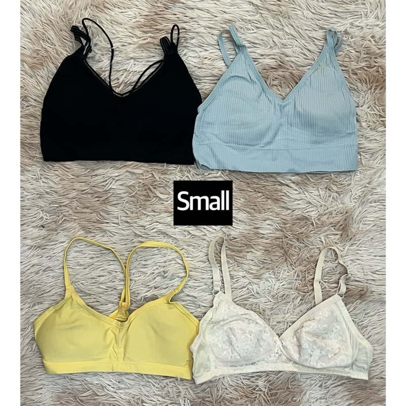 Women’s Bra Set of 4 (S-M) Set A | Shopee Philippines
