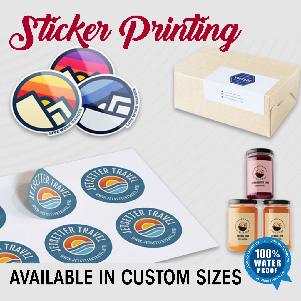 High Quality Customized/Personalized Custom Design and Size Sticker ...