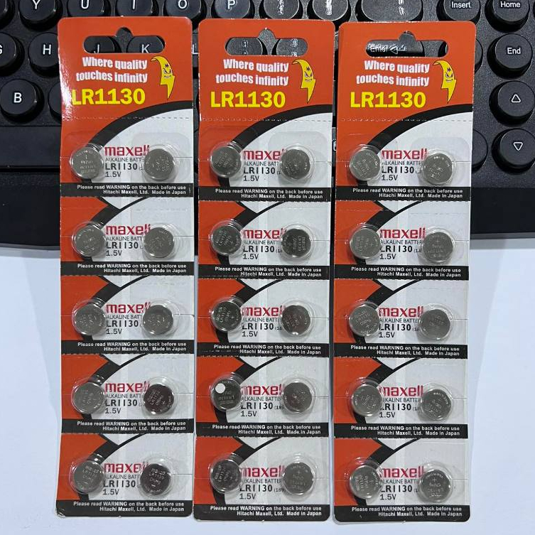 Maxell Original LR1130 (189) Specialised 1.5V Alkaline Battery Button Cell | Shopee Philippines
