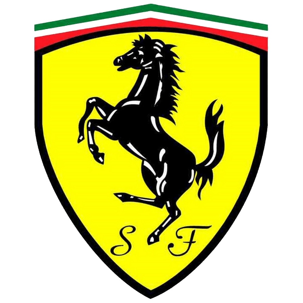 FERRARI LOGO ( FERRARI ) 3D STICKER 7.5 INCHES | Shopee Philippines
