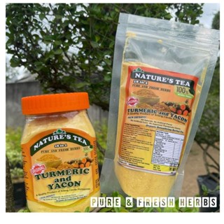 nature's tea yacon and tumeric 18 in 1 (with freebies keychain ...