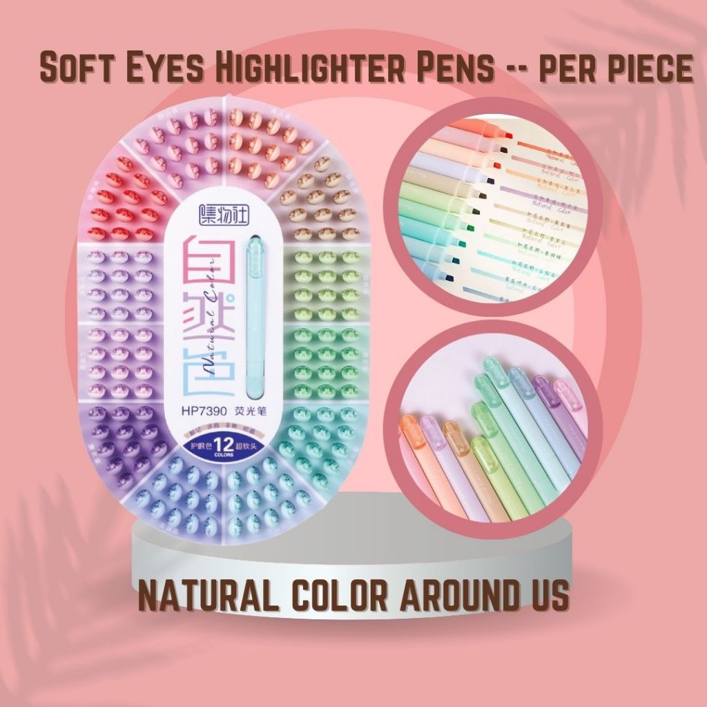 NATURAL COLOR AROUND US Highlighter Eye Protection Pens - Sold per ...