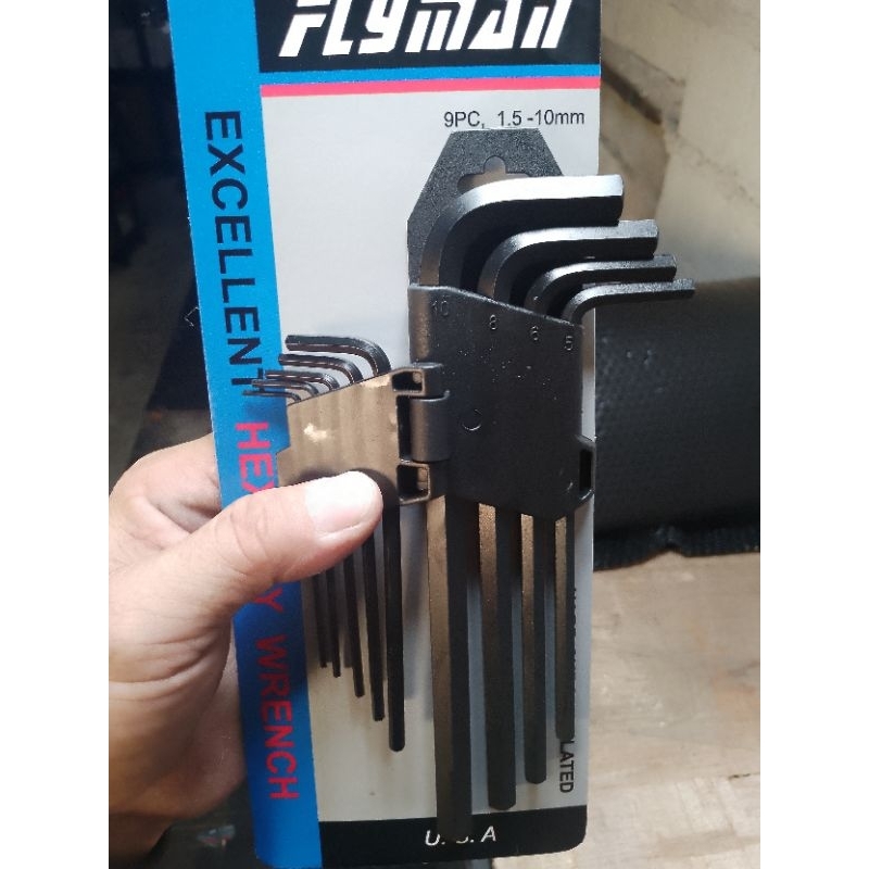 FLYMAN Allen Wrench hexagonal type long Original flyman | Shopee ...